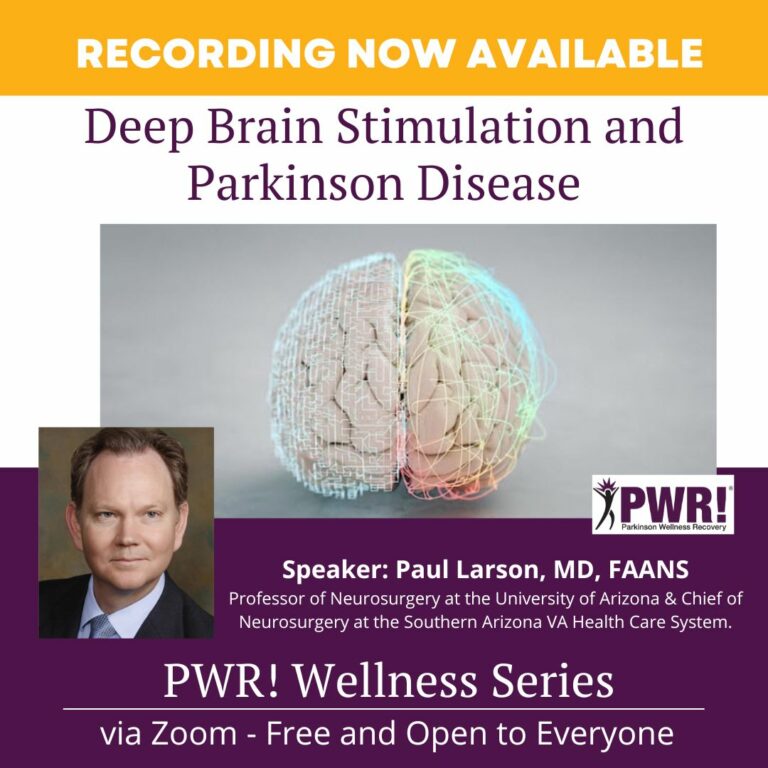 Deep Brain Stimulation and Parkinson's Disease - PWR! Virtual Experience