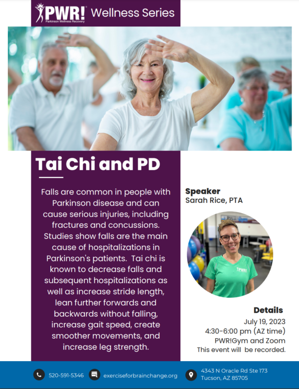 Live Class Calendar - PWR! Virtual Experience